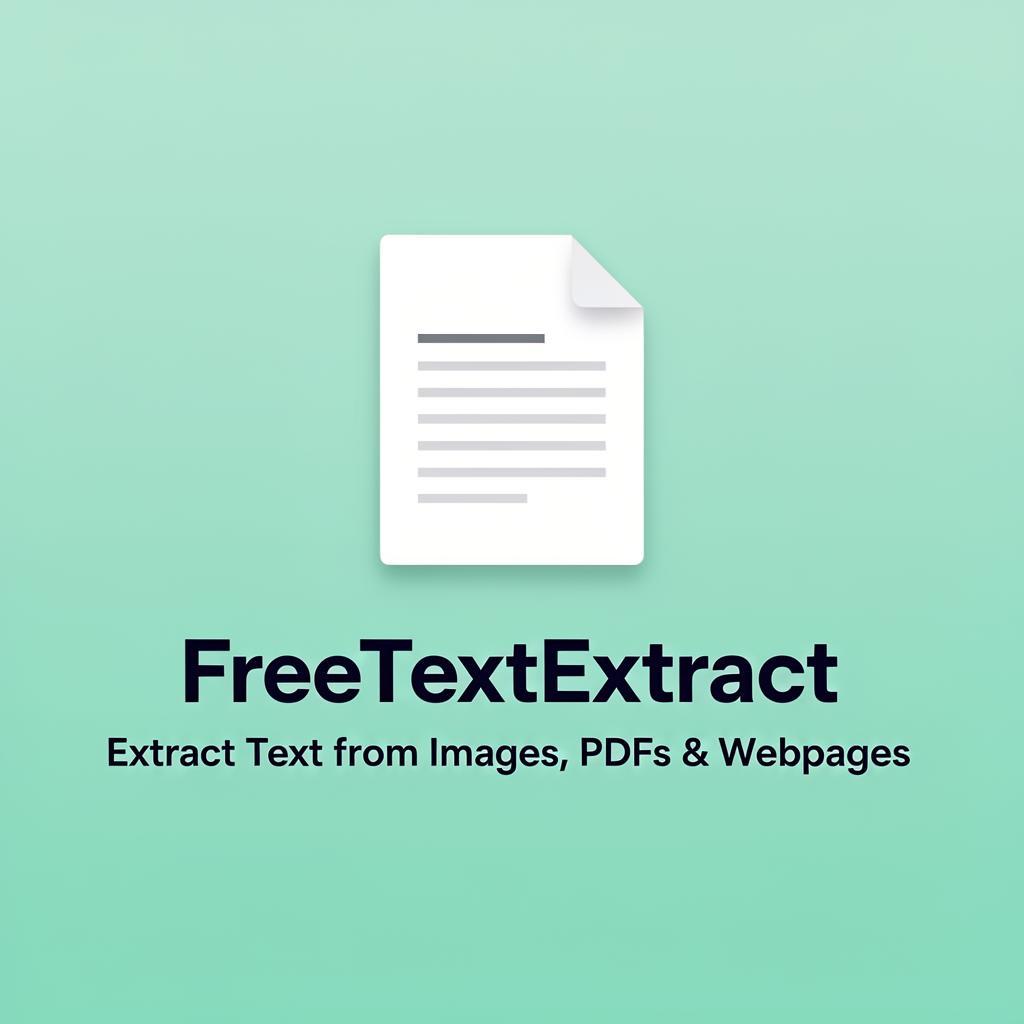 Free OCR Tool – Extract Text from Image, PDF & Webpage Online